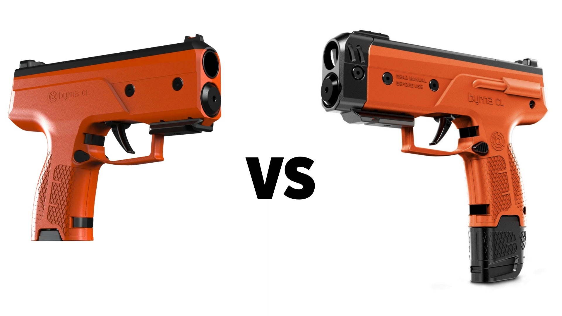 Byrna CL vs CL-XL (2026) — Grip, CO₂, FPS & Capacity Differences
